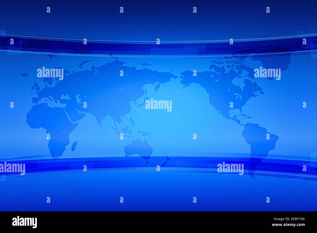 News flash abstract studio in blue color modern media backdrop ...