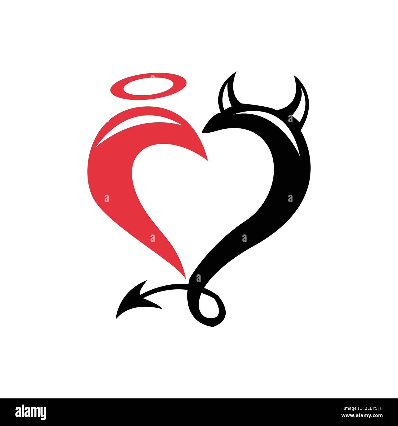 Half Angel Half Demon Heart