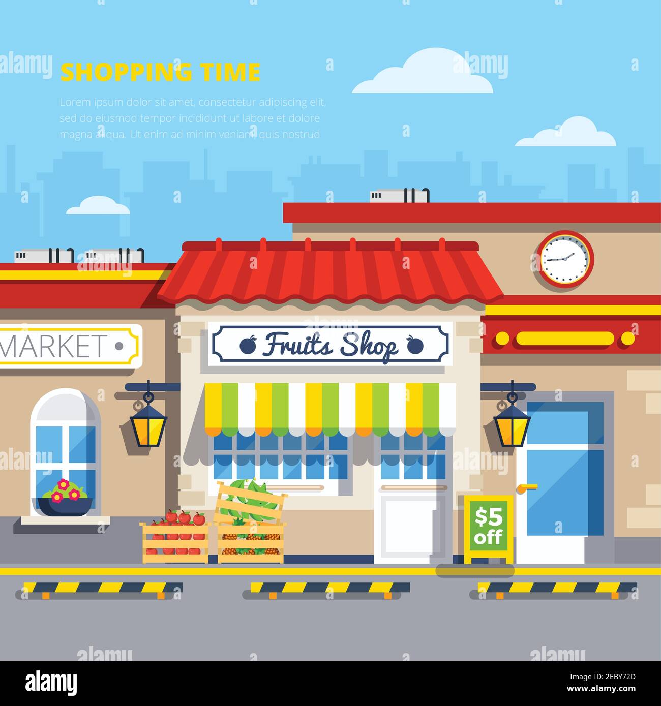 Commercial strawberries Stock Vector Images - Alamy