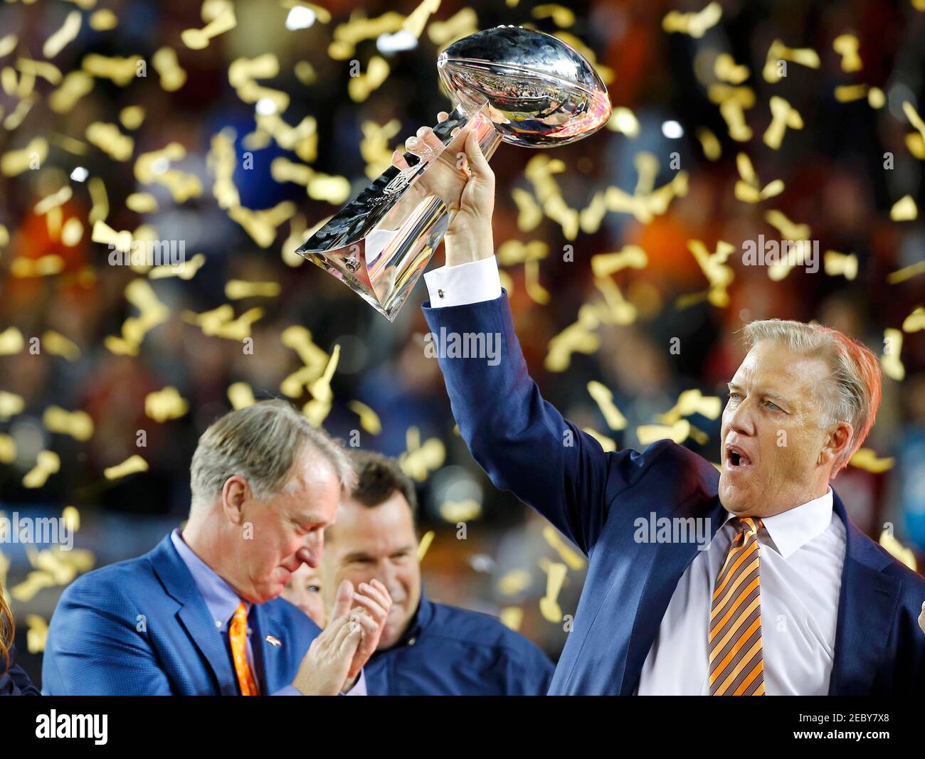 Trophy super bowl 50 carolina panthers hi-res stock photography and ...