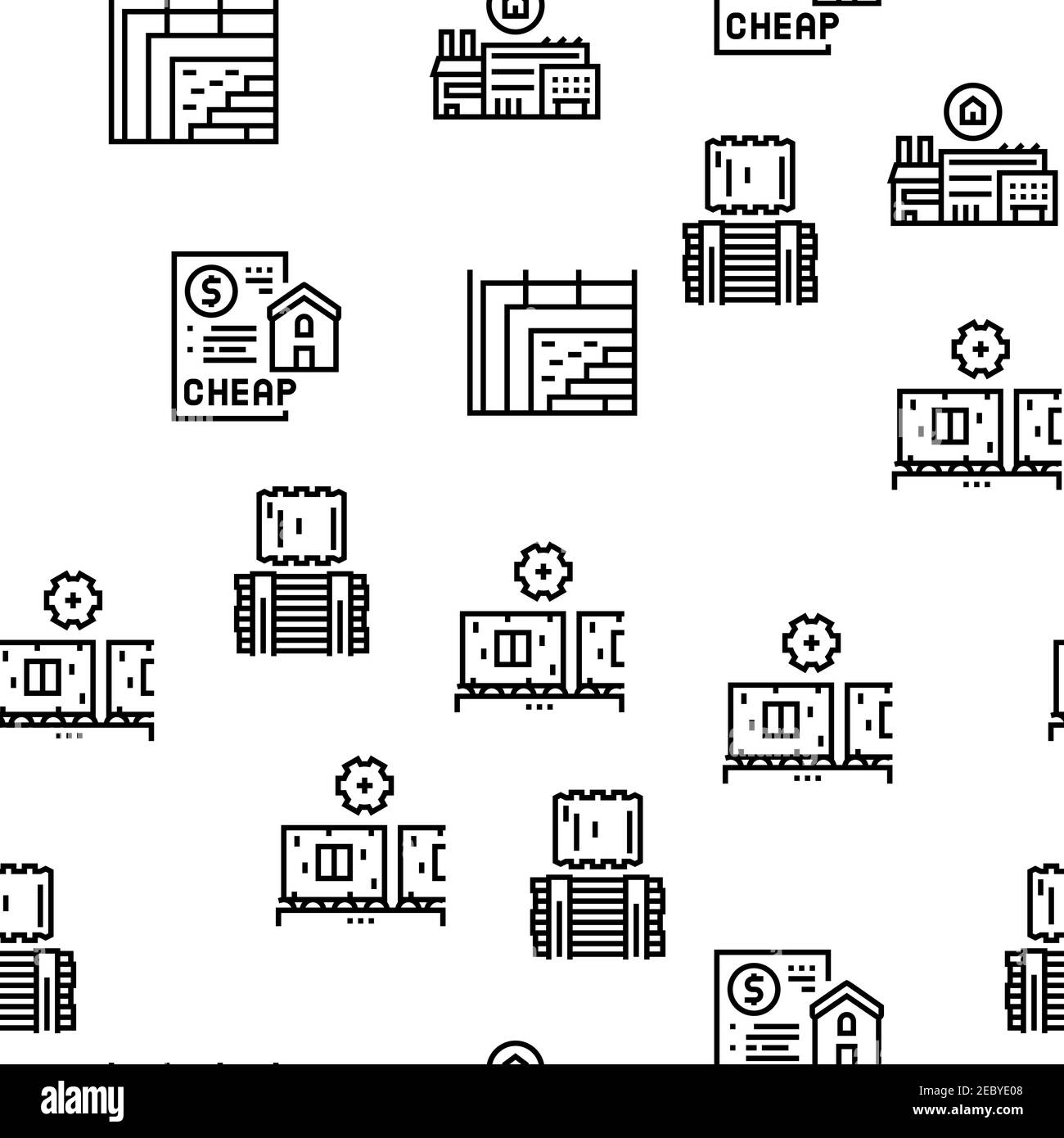 Timber Frame House Vector Seamless Pattern Stock Vector Image & Art - Alamy