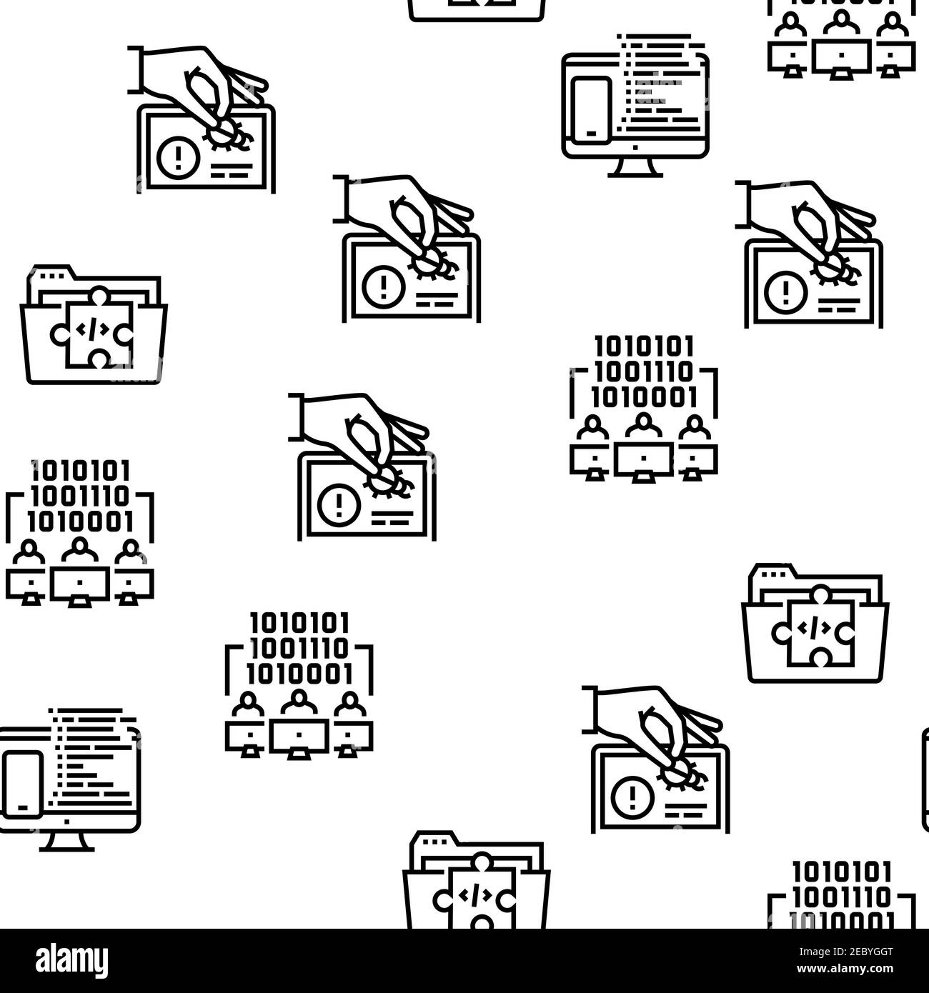 App dev background Stock Vector Images - Alamy