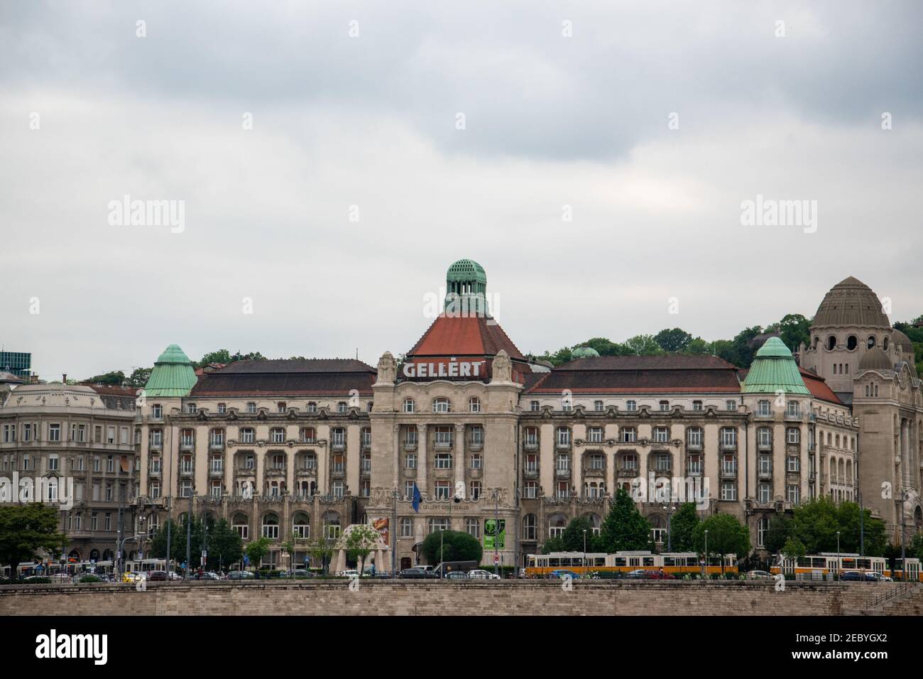 The Hotel Gellert which houses the Gellert Thermal Baths and Swimming ...