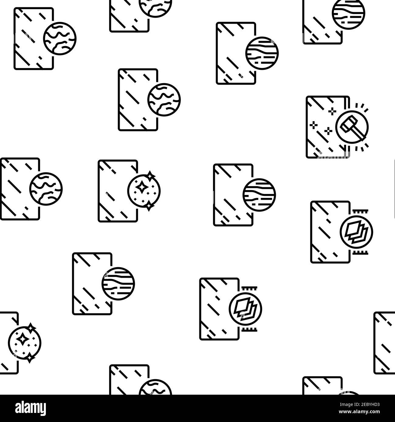 Mirror Installation Vector Seamless Pattern Stock Vector Image & Art ...