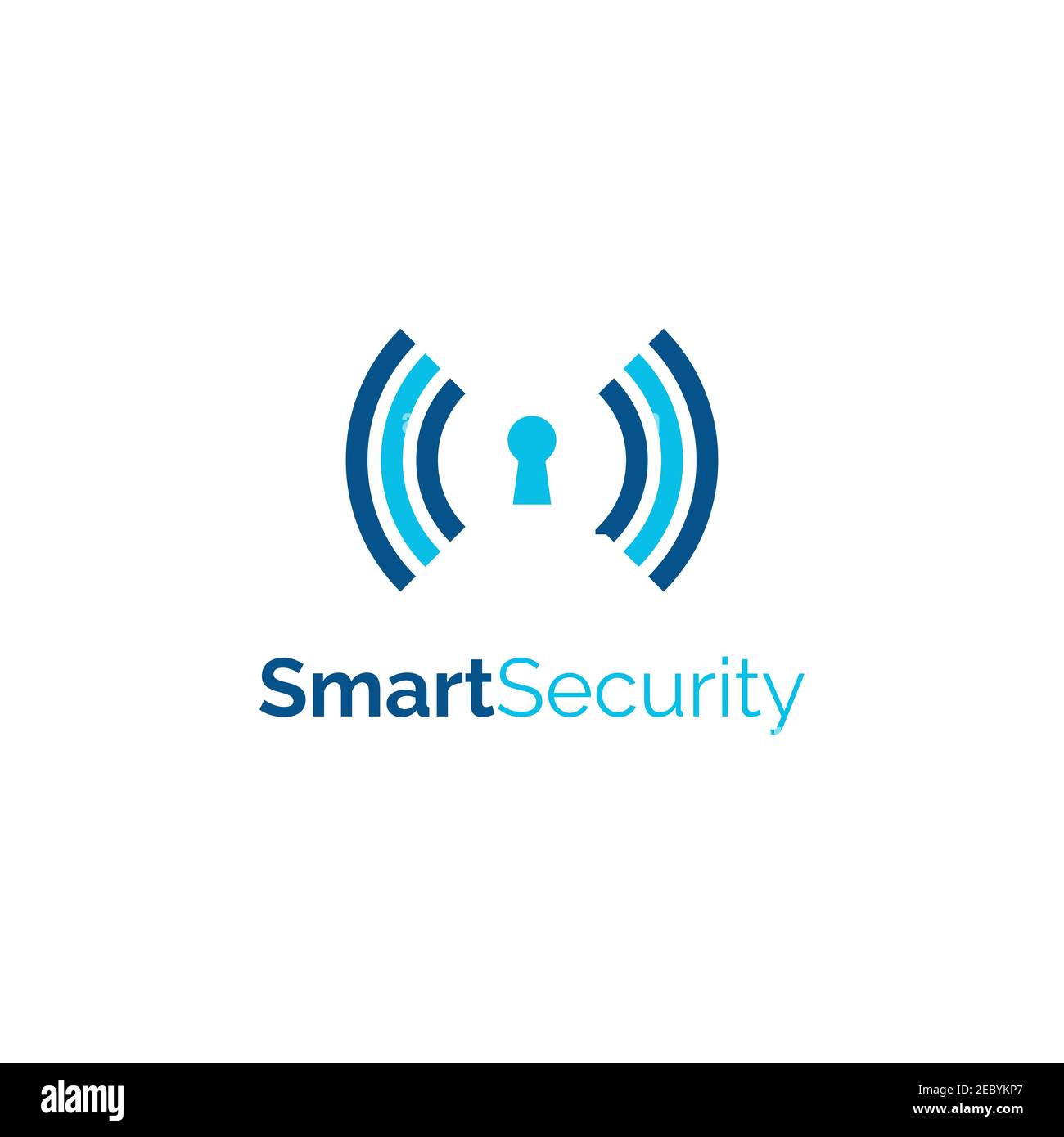 Smart security logo design symbol vector template Stock Vector Image ...