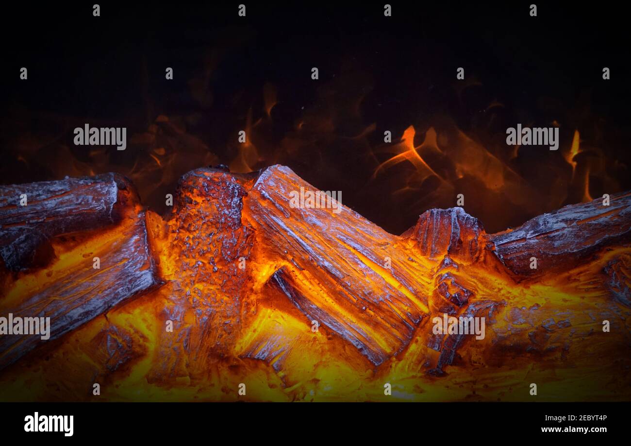 The burn fire material surface has many patterns Stock Photo - Alamy