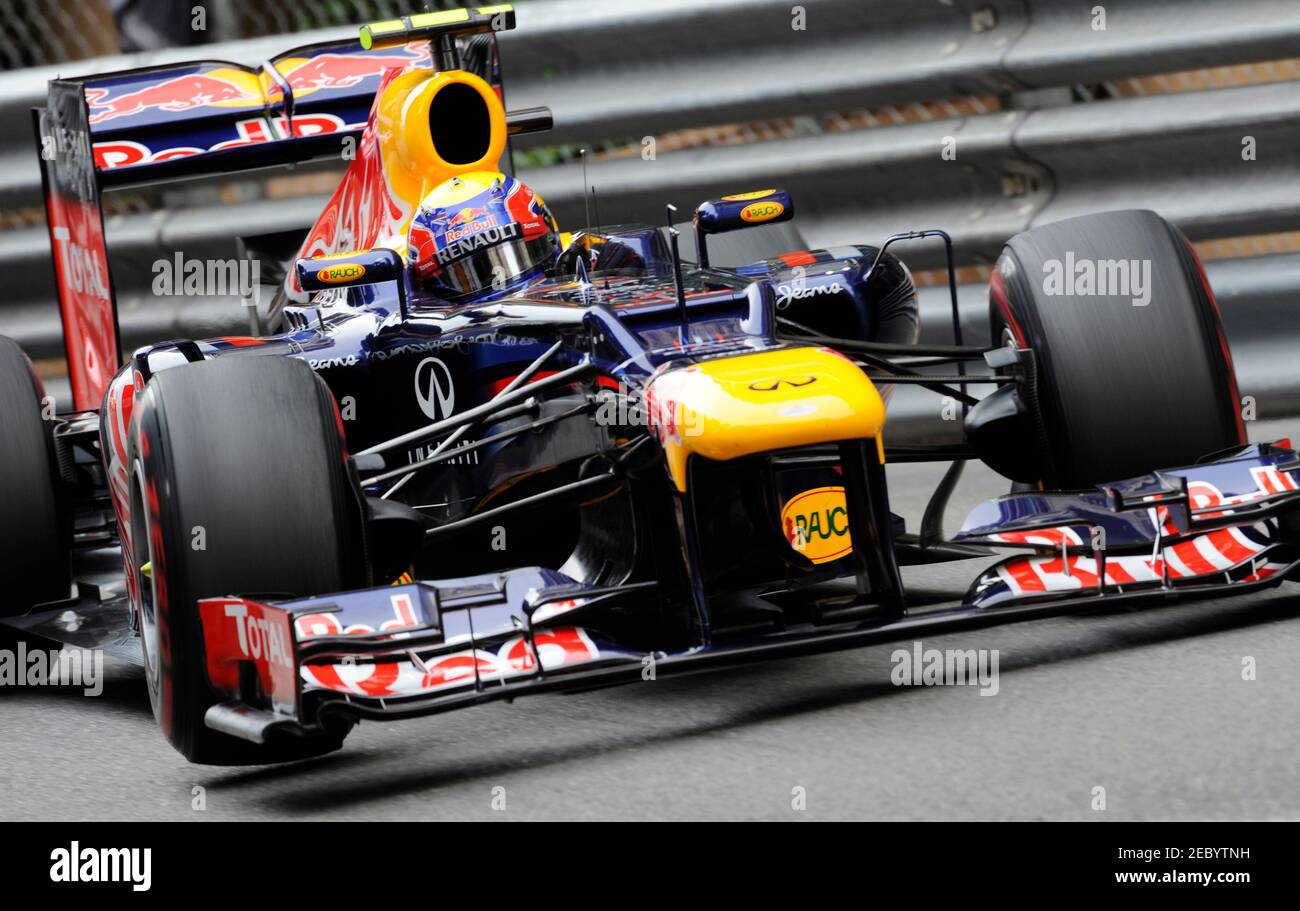 Red bulls mark webber monaco grand prix circuit de monaco hi-res stock ...