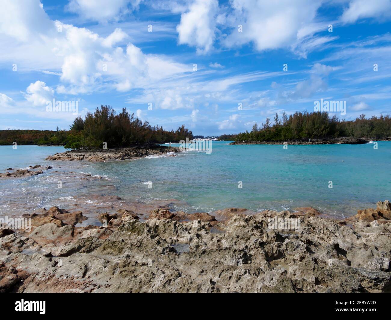 St George's Harbour and Bremen Island, Bermuda Stock Photo - Alamy