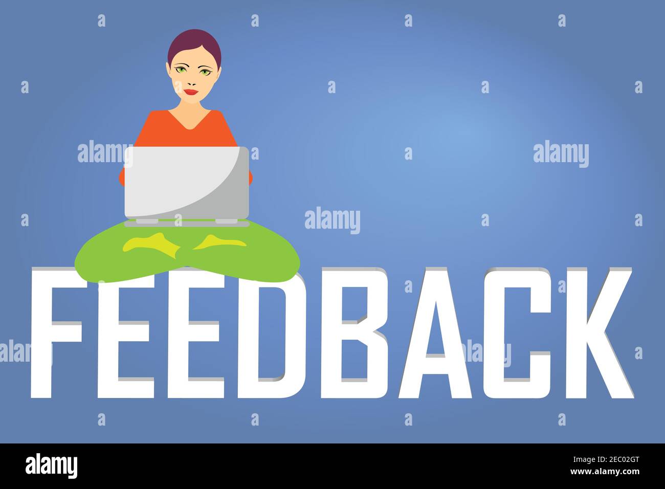 Feedback vector vectors hi-res stock photography and images - Alamy
