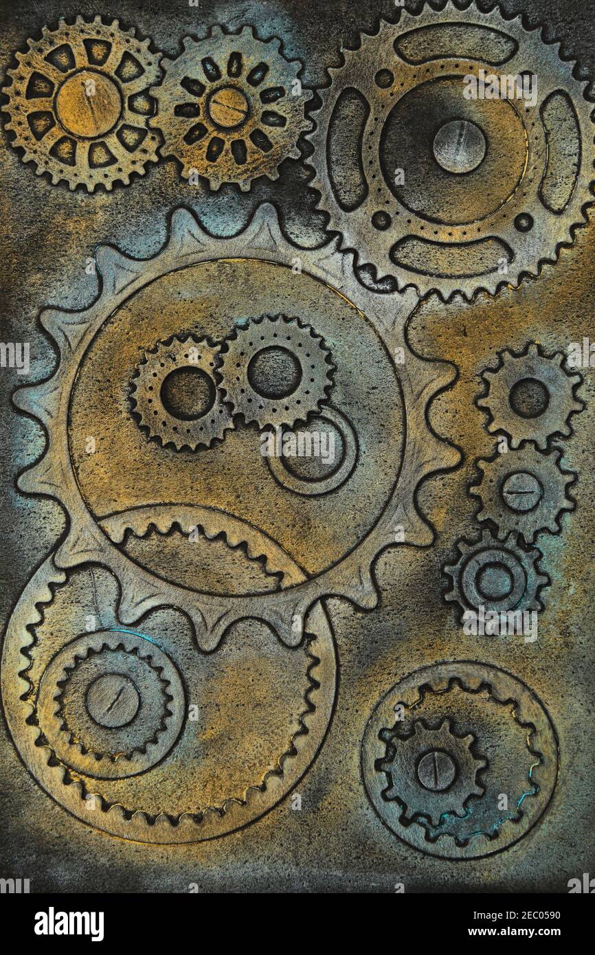 Abstract gear hi-res stock photography and images - Alamy