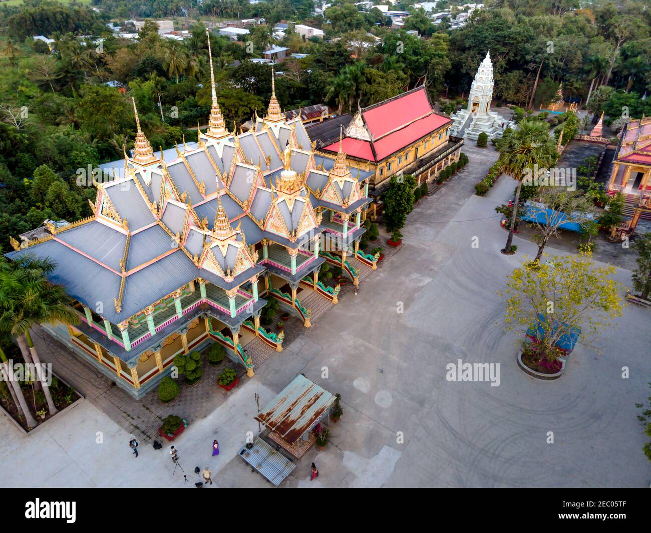 Soc Trang Province, Vietnam - February 6, 2021: The largest reclining ...