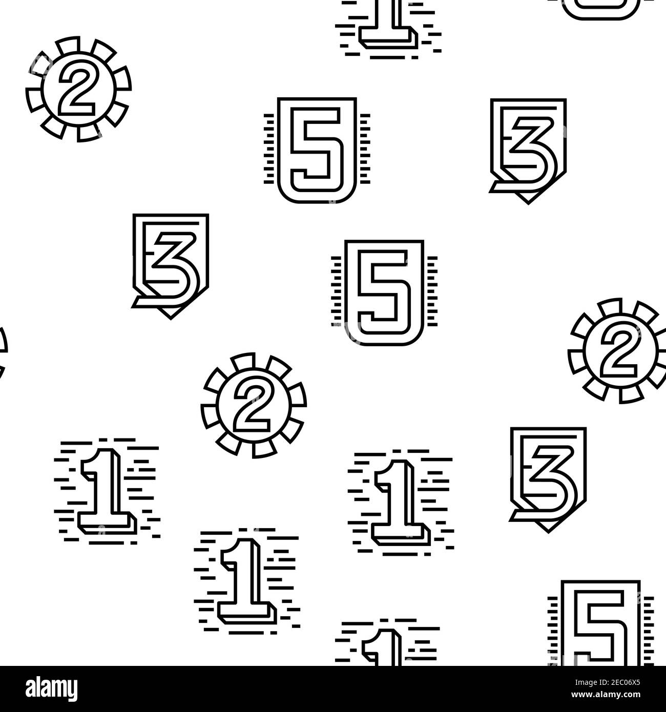 Numbers Numeral Title Vector Seamless Pattern Stock Vector Image & Art ... Numbers Numeral Title Vector Seamless Pattern Stock Vector Image & Art ...