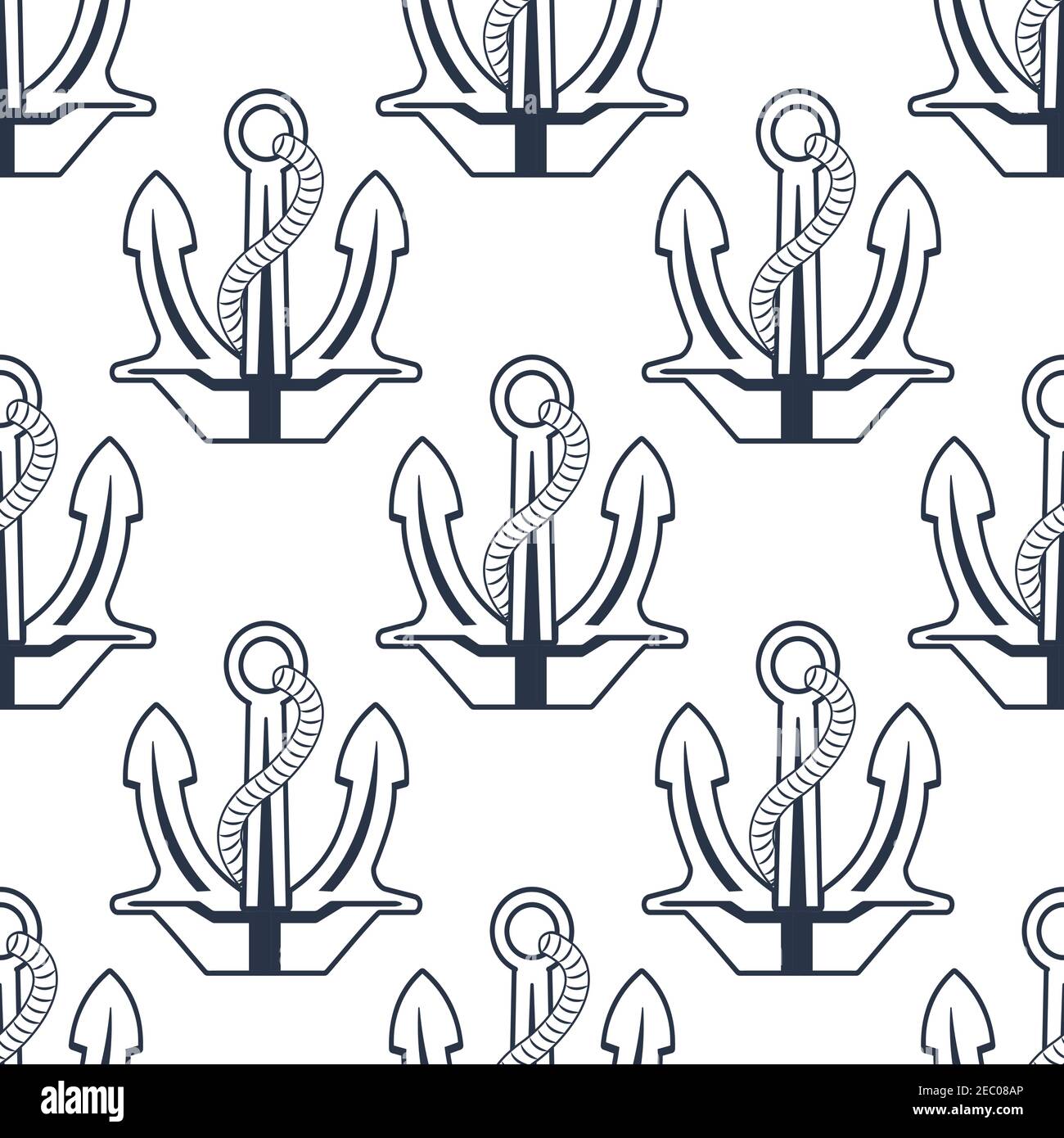 Anchor Illustration Ropes High Resolution Stock Photography and Images ...