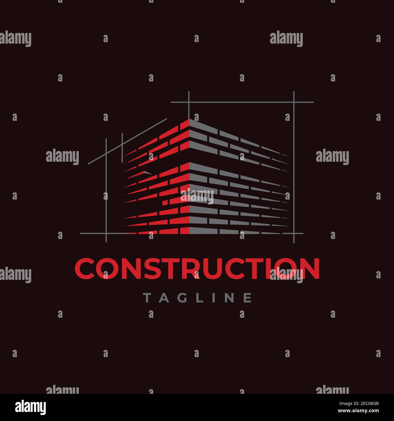 Home build symbol logo design vector template. Brick work with letter S ...