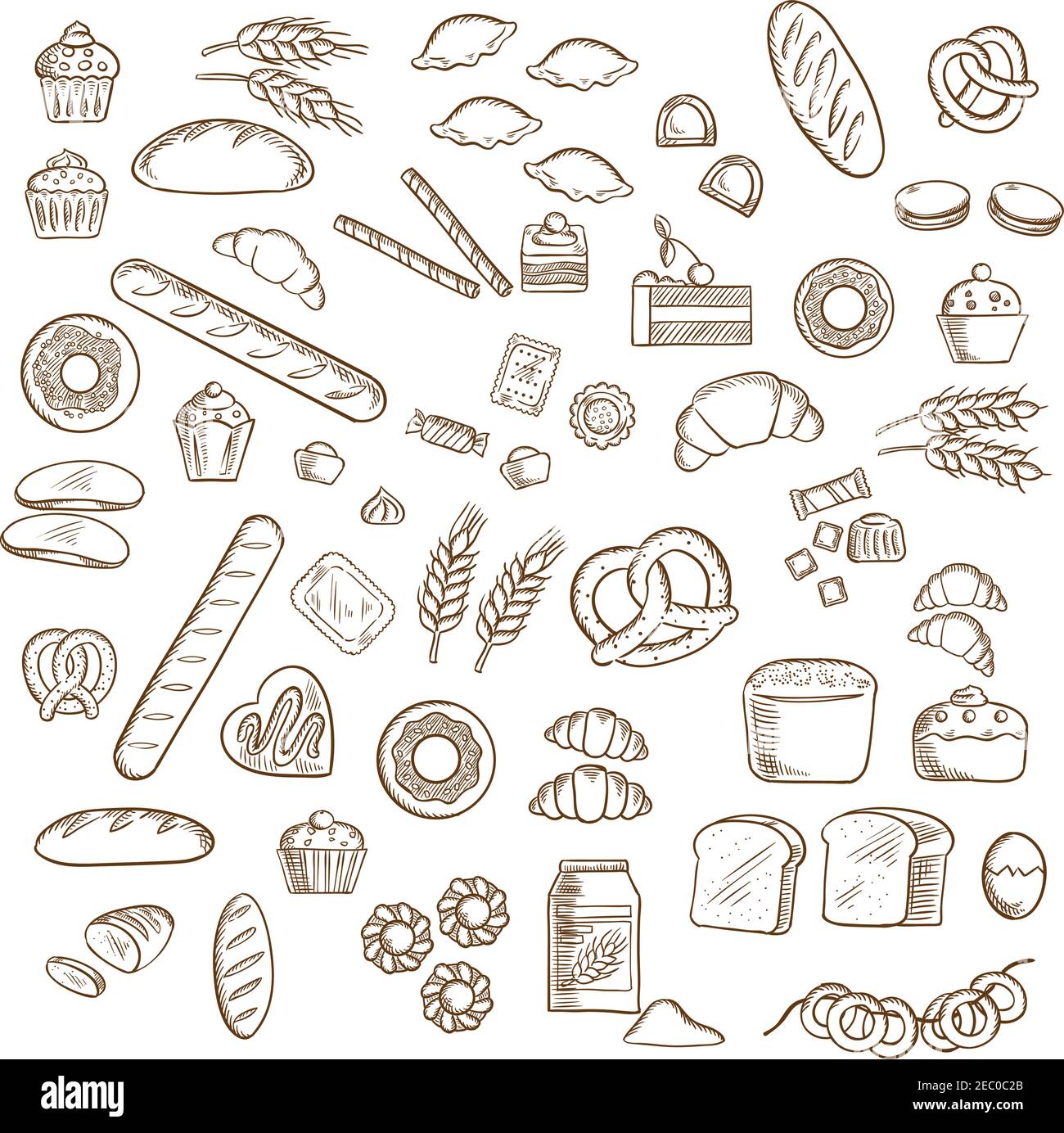 German cakes Stock Vector Images - Alamy