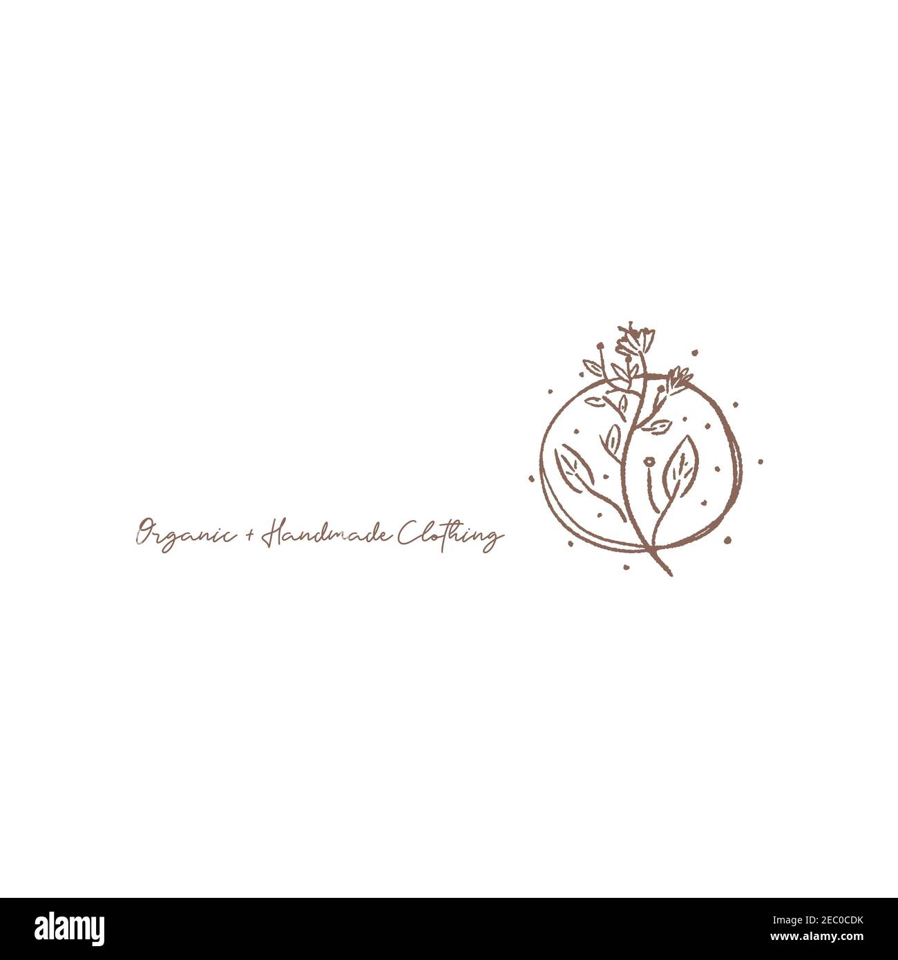 logo for a handmade clothing store Stock Photo - Alamy