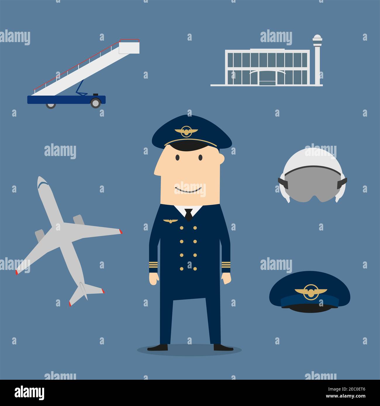 Cabin crew uniform Stock Vector Images - Alamy