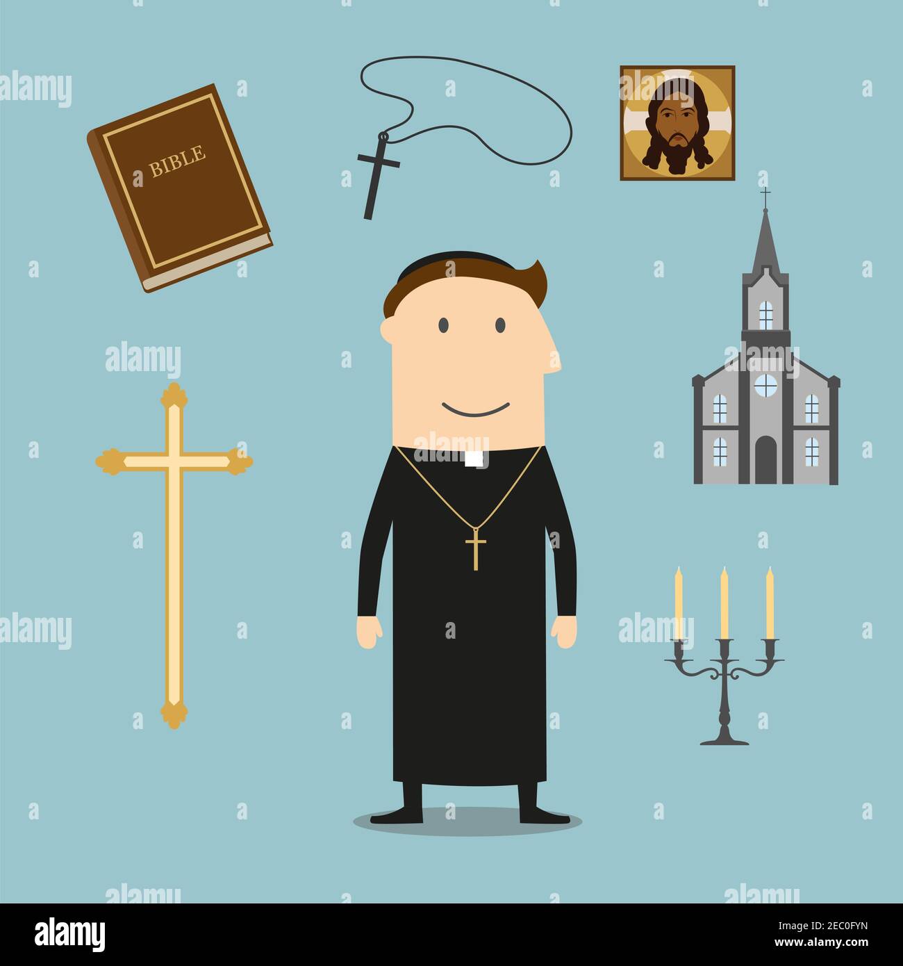 Religious missionary Stock Vector Images - Alamy