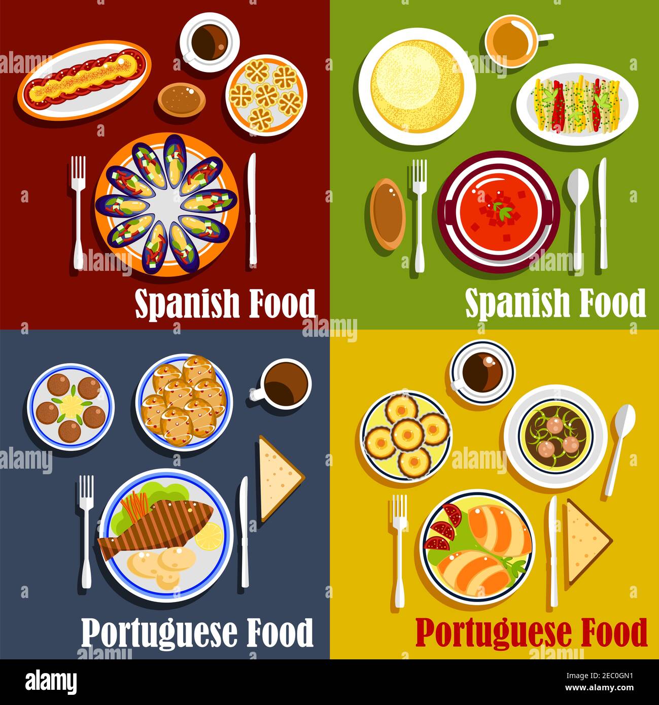 Empanada fish Stock Vector Images - Alamy