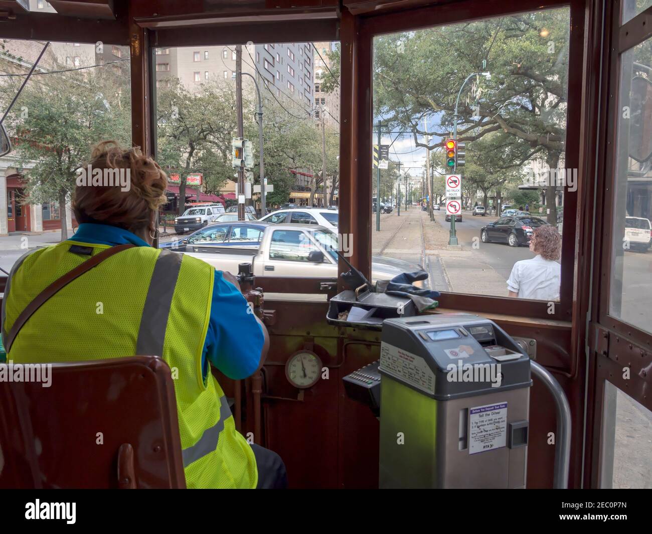 Woman tram driver hi-res stock photography and images - Alamy