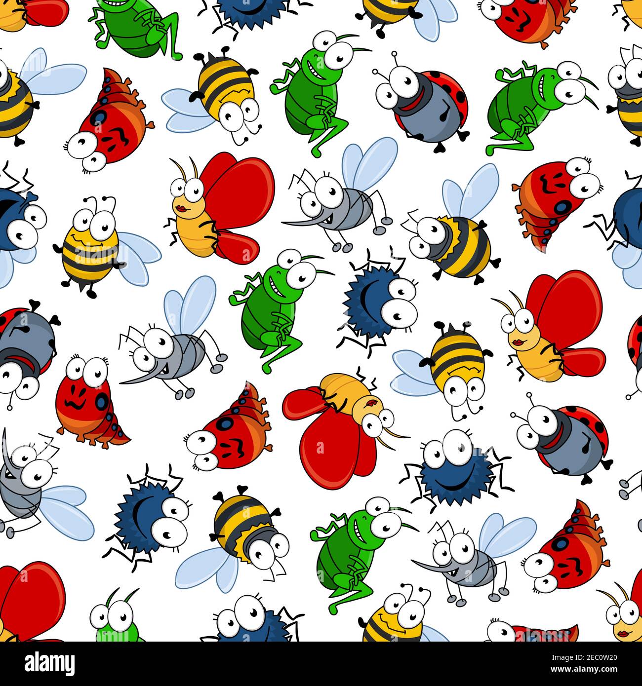 Spotted grasshopper Stock Vector Images - Alamy