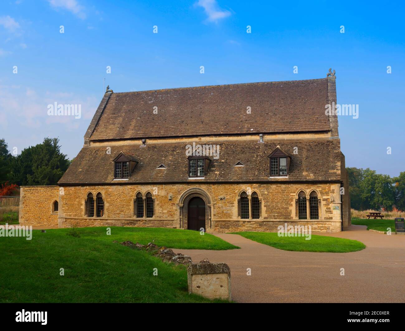 Oakham Castle Great Hall, Oakham, Rutland, England. The Great Hall of a ...