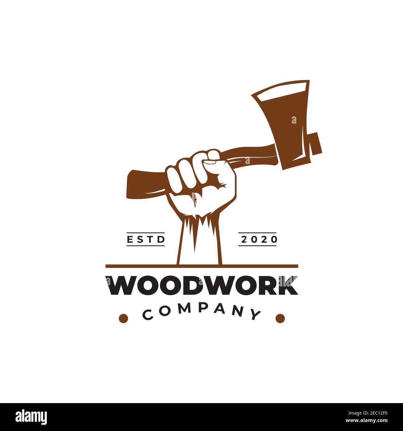 Hand axe symbol logo design vector template Stock Vector Image & Art ...