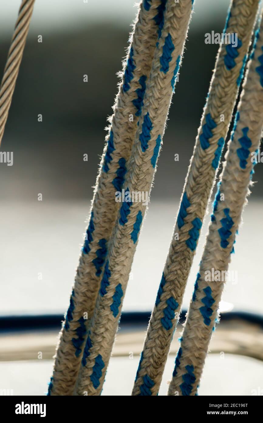 Sailing ship rigging close up hi-res stock photography and images - Alamy