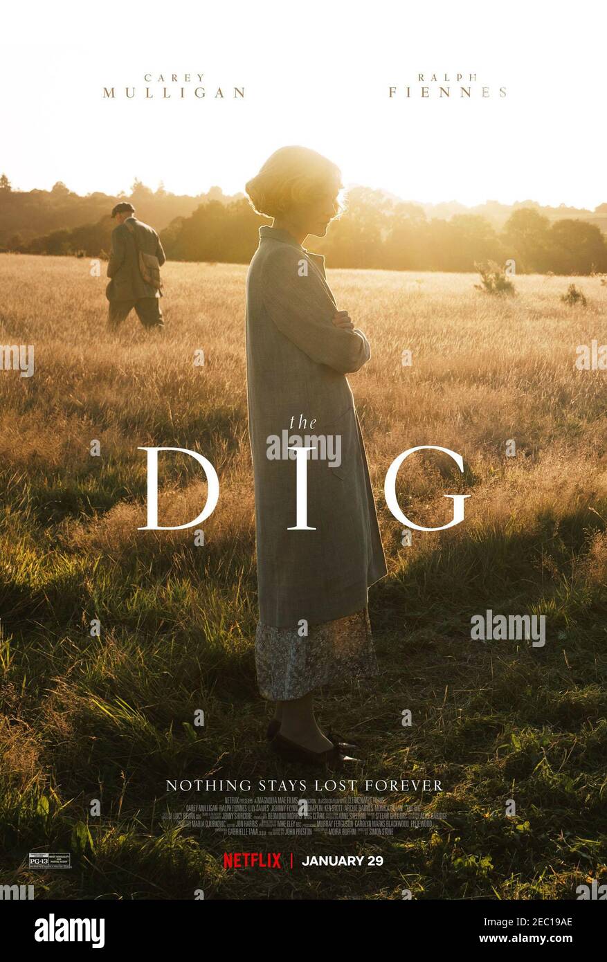 THE DIG (2021), directed by SIMON STONE. Credit: NETFLIX / Album Stock ...
