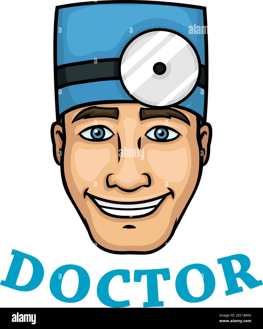 Happy smiling male dentist Cut Out Stock Images & Pictures - Alamy