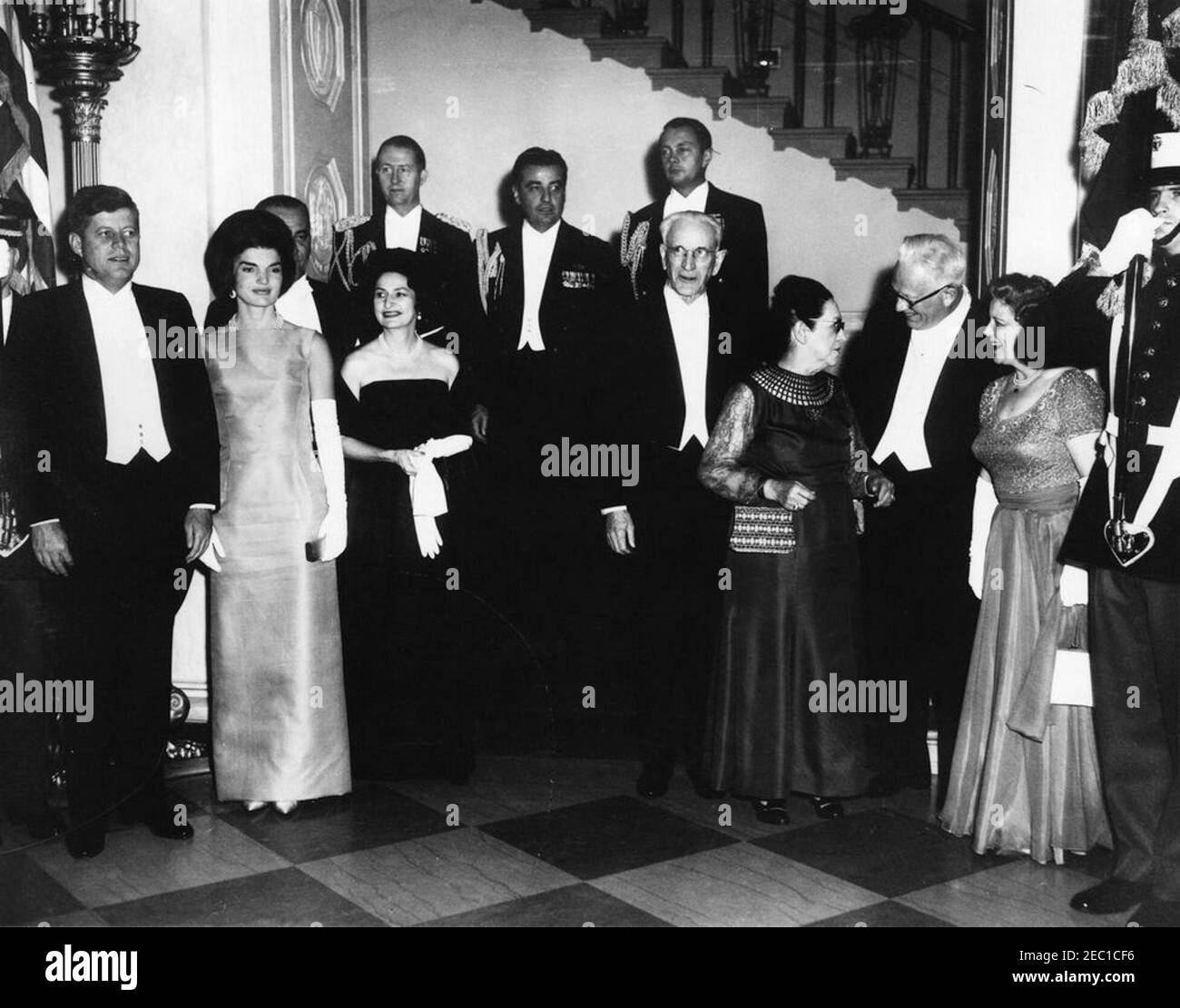 Dinner in honor of Vice President Lyndon B. Johnson (LBJ), Speaker of ...