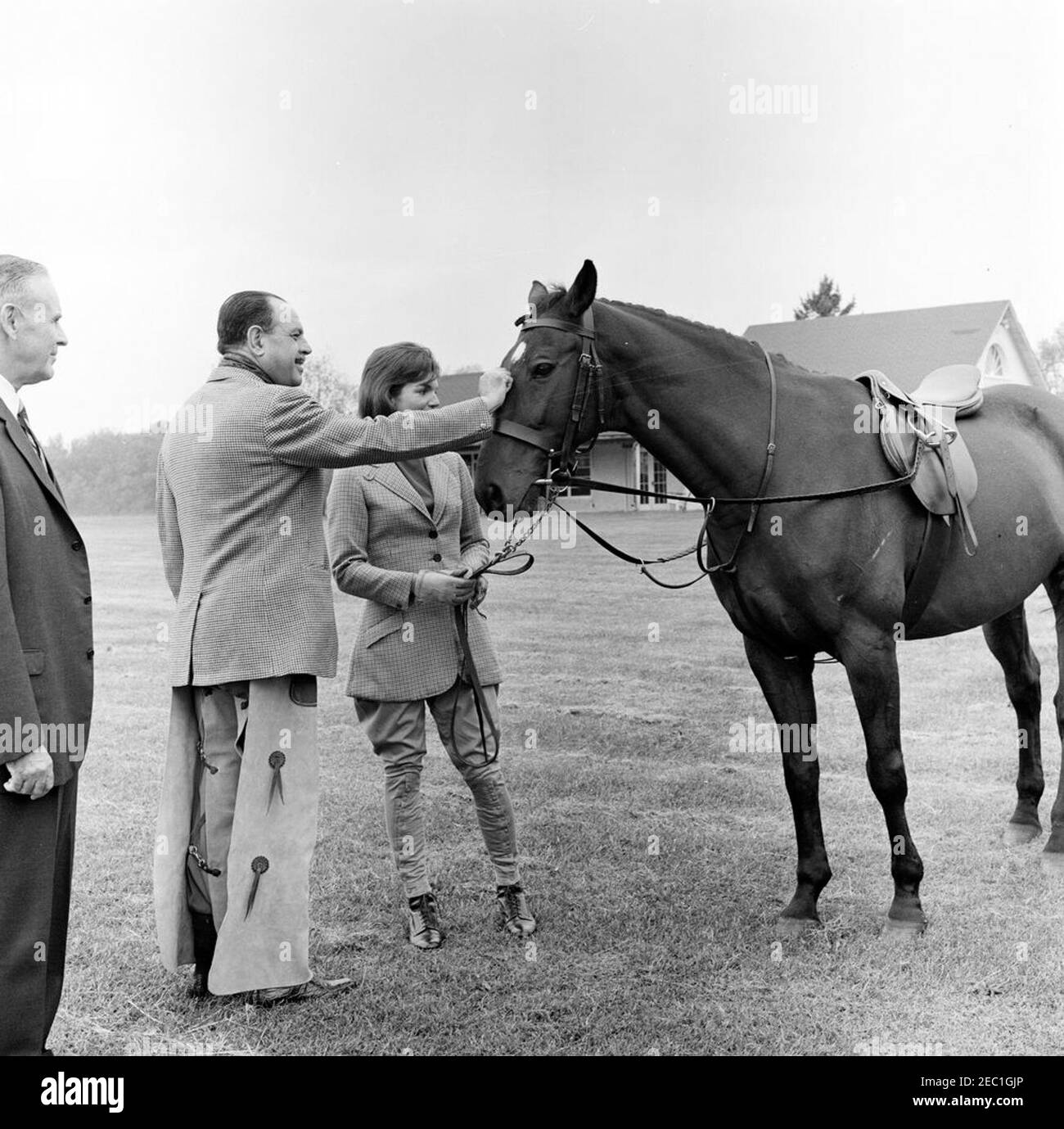 First Lady Jacqueline Kennedy (JBK) rides with Muhammad Ayub Khan ...