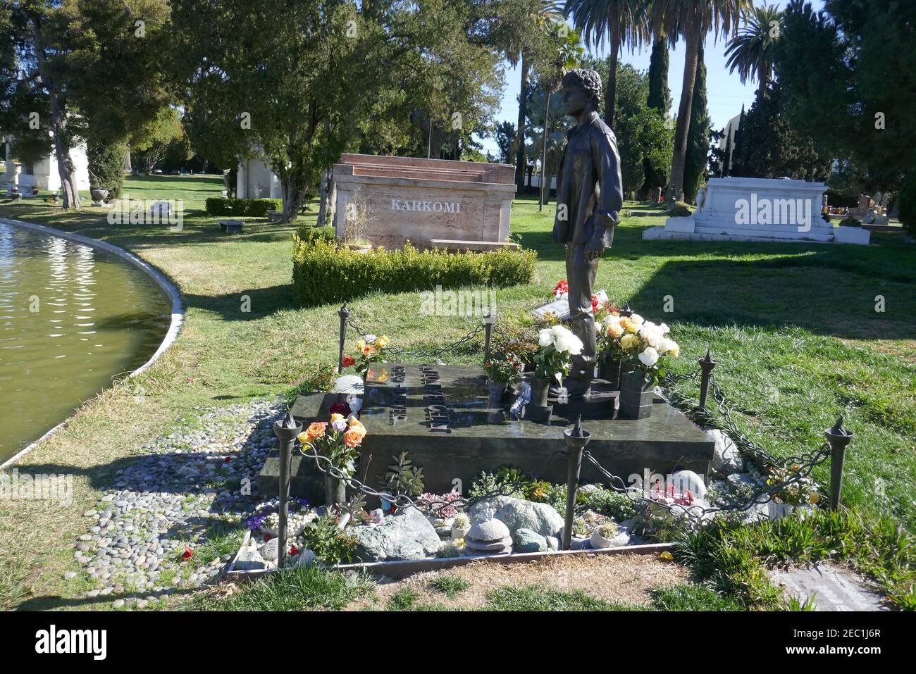 Los Angeles, California, USA 12th February 2021 A general view of atmosphere of rocks at actor ...