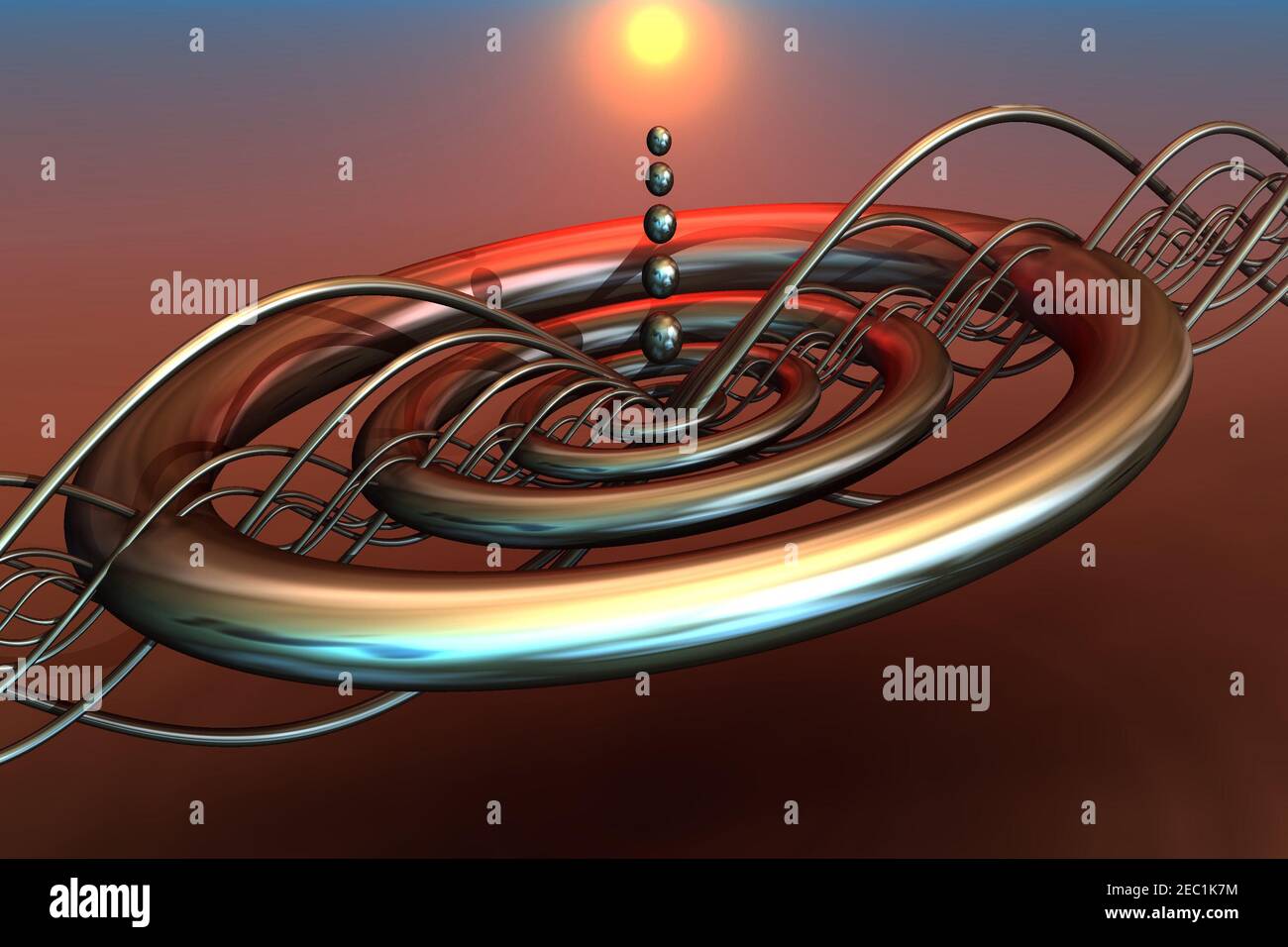 Computer generated 3D illustration artwork Stock Photo - Alamy