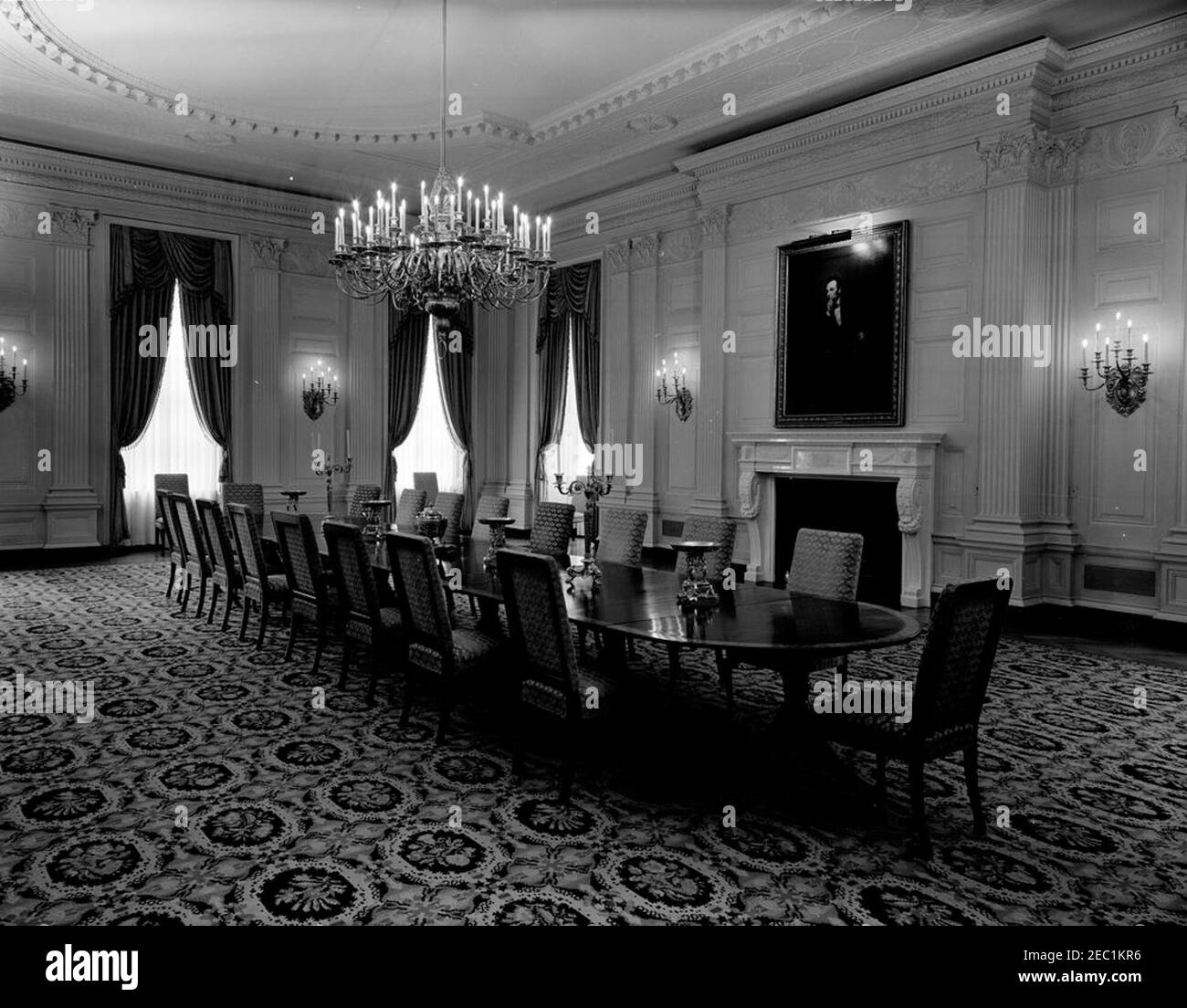 The diplomatic reception room Black and White Stock Photos & Images - Alamy