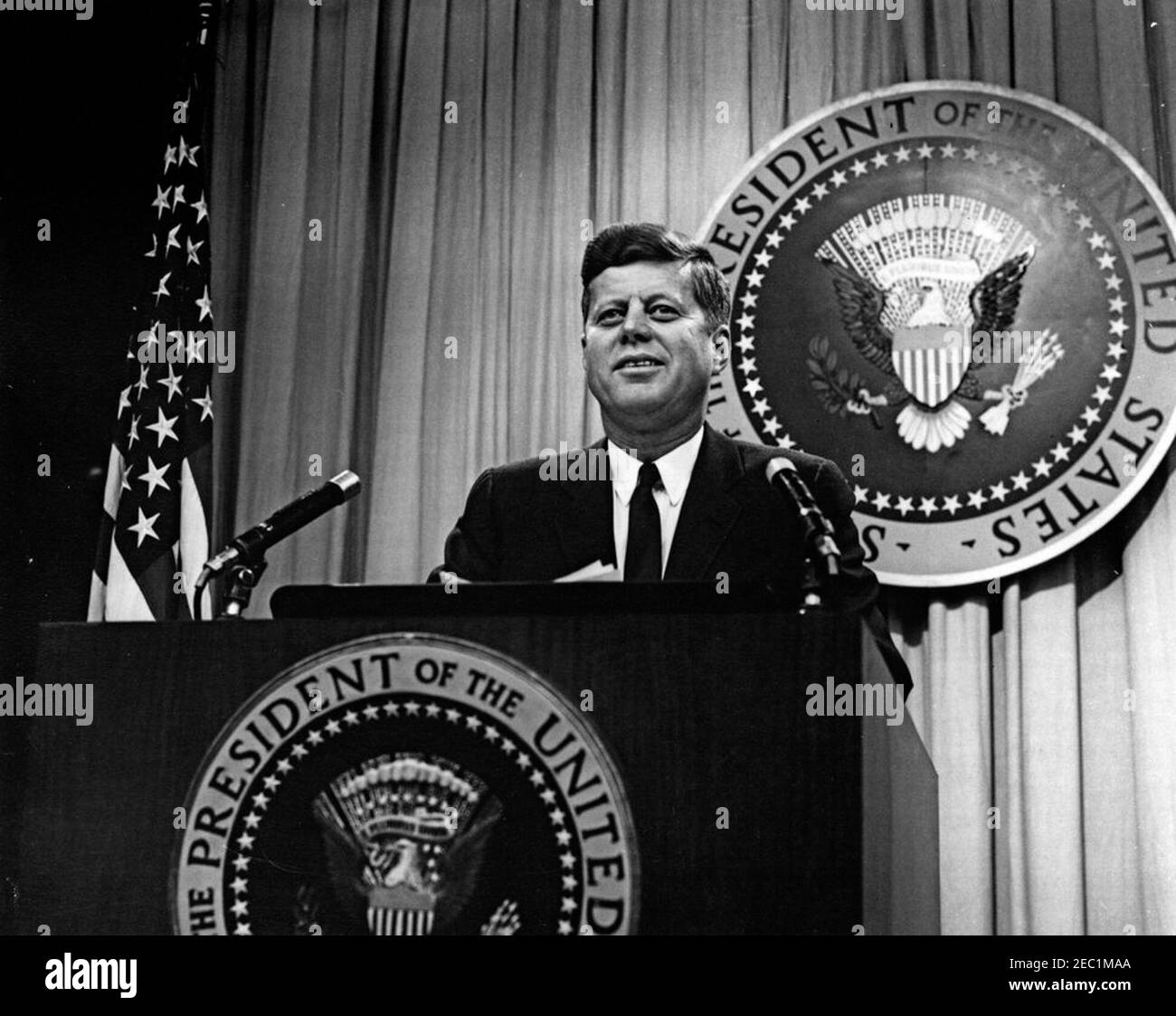 Press Conference, State Department Auditorium, 4:00PM. President John F ...