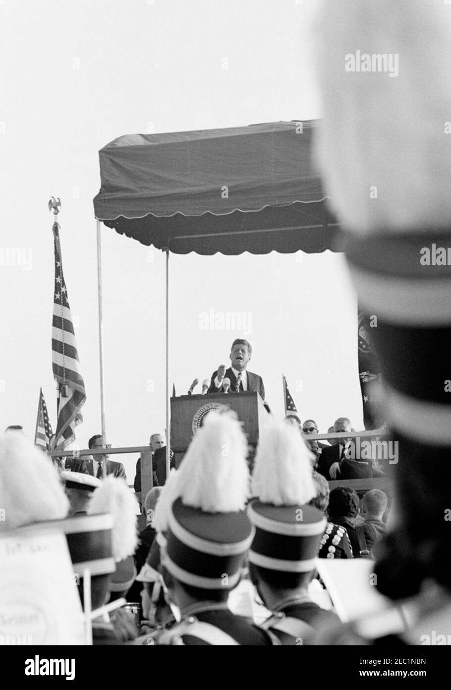 Congressional campaign trip: Indianapolis, Indiana, airport rally ...