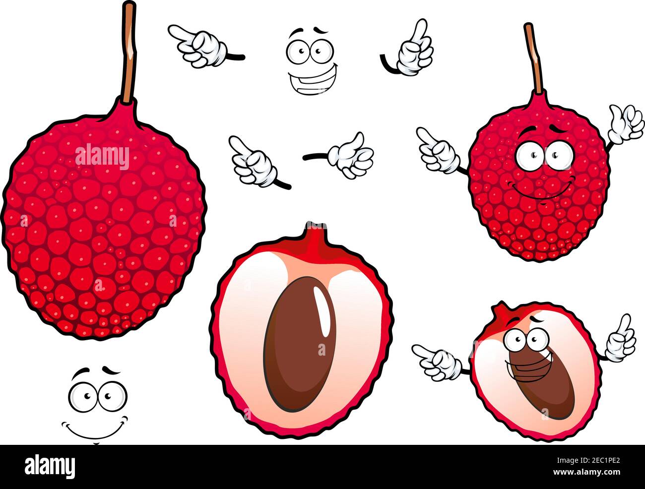Bumpy fruit Stock Vector Images - Alamy