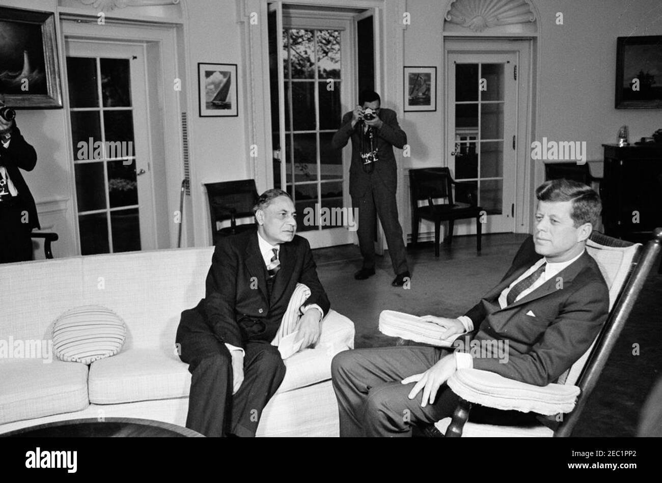 Meeting with the Ambassador of India, Braj Kumar Nehru, 5:53PM ...