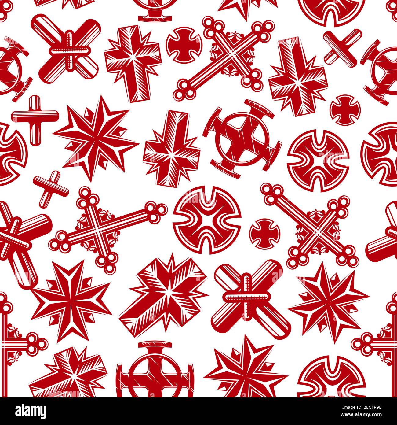 Catholic orthodox crucifixes Stock Vector Images - Alamy