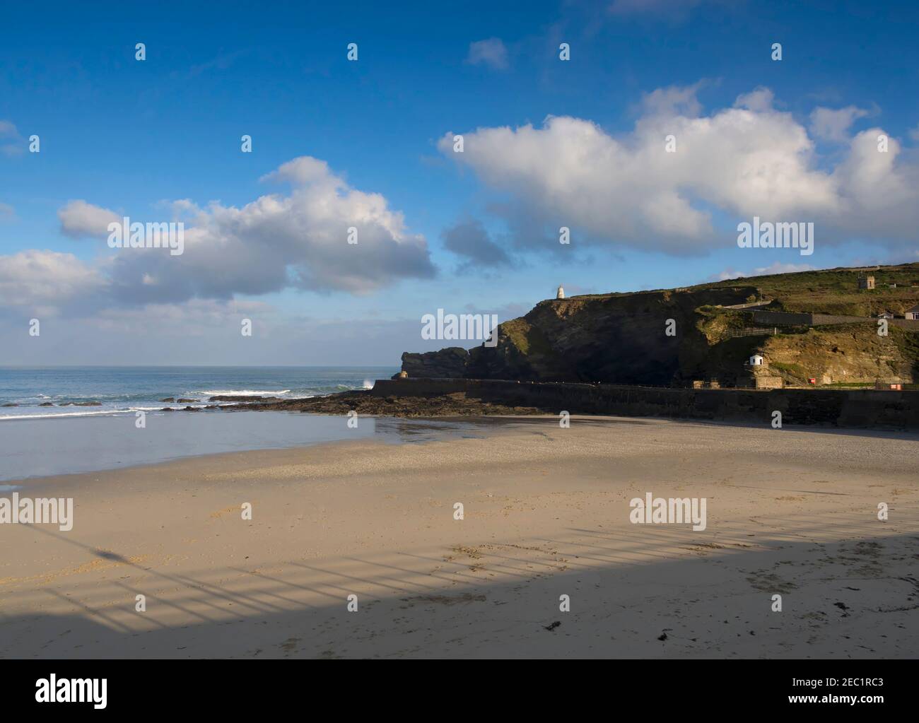 Portreath, Cornwall. Small fishing village on the Atlantic coast of ...