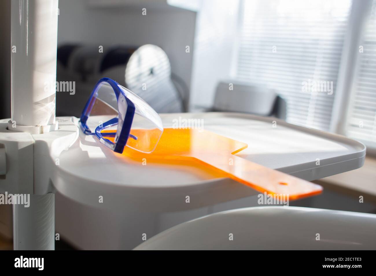 Dental tools. Checking and dental treatment in a dental clinic ...