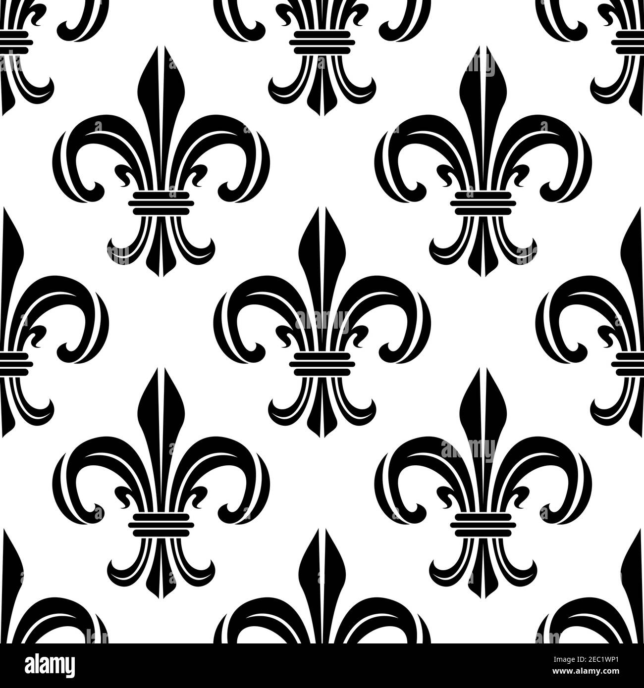 Black And White Victorian Pattern