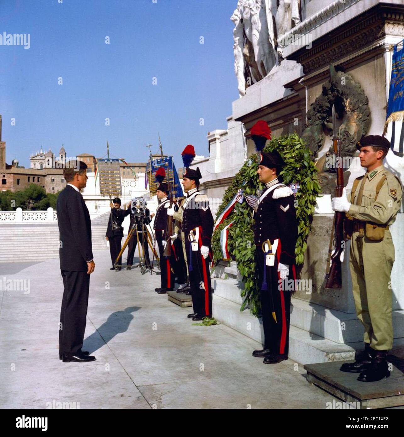 Kennedy in rome hi-res stock photography and images - Alamy