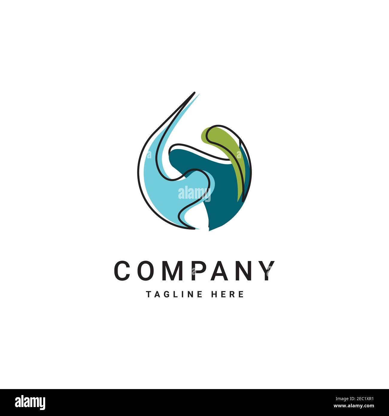 Creative water logo design symbol vector template Stock Vector Image ...