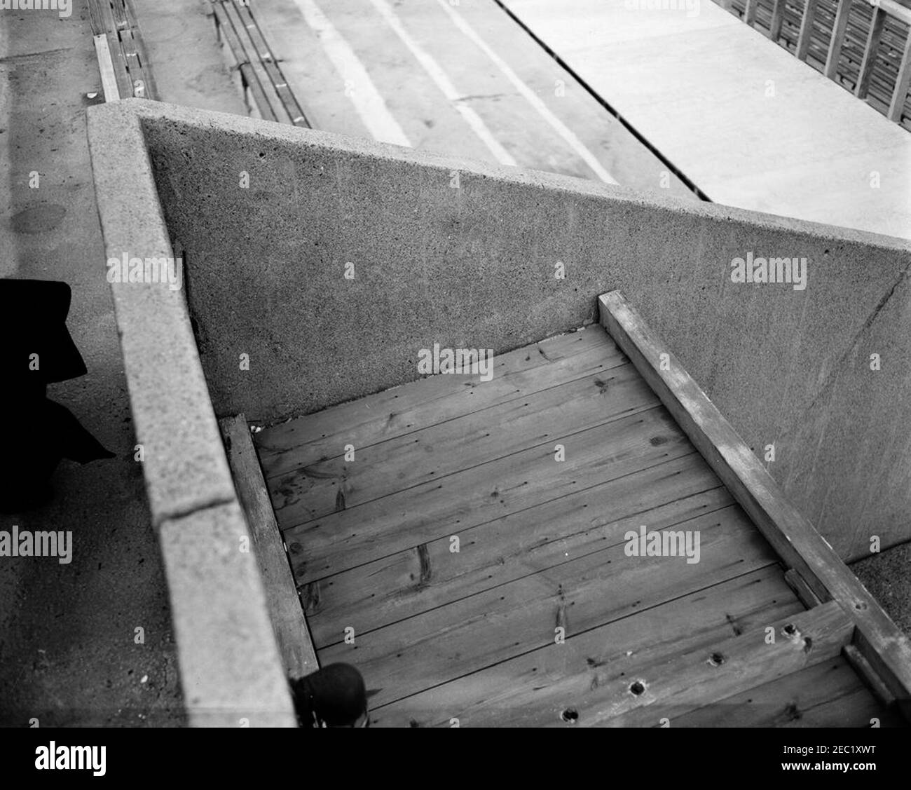 Installation of a Presidential box at Municipal Stadium, Philadelphia ...