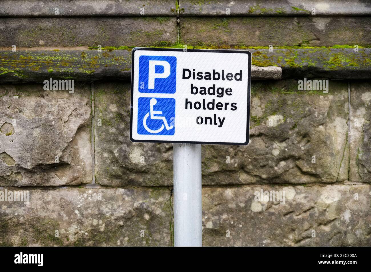 Disabled Blue Badge High Resolution Stock Photography and Images - Alamy