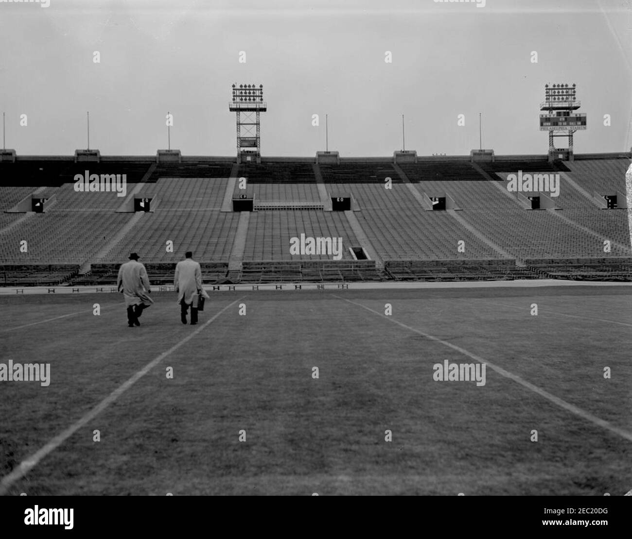 Installation of a Presidential box at Municipal Stadium, Philadelphia ...