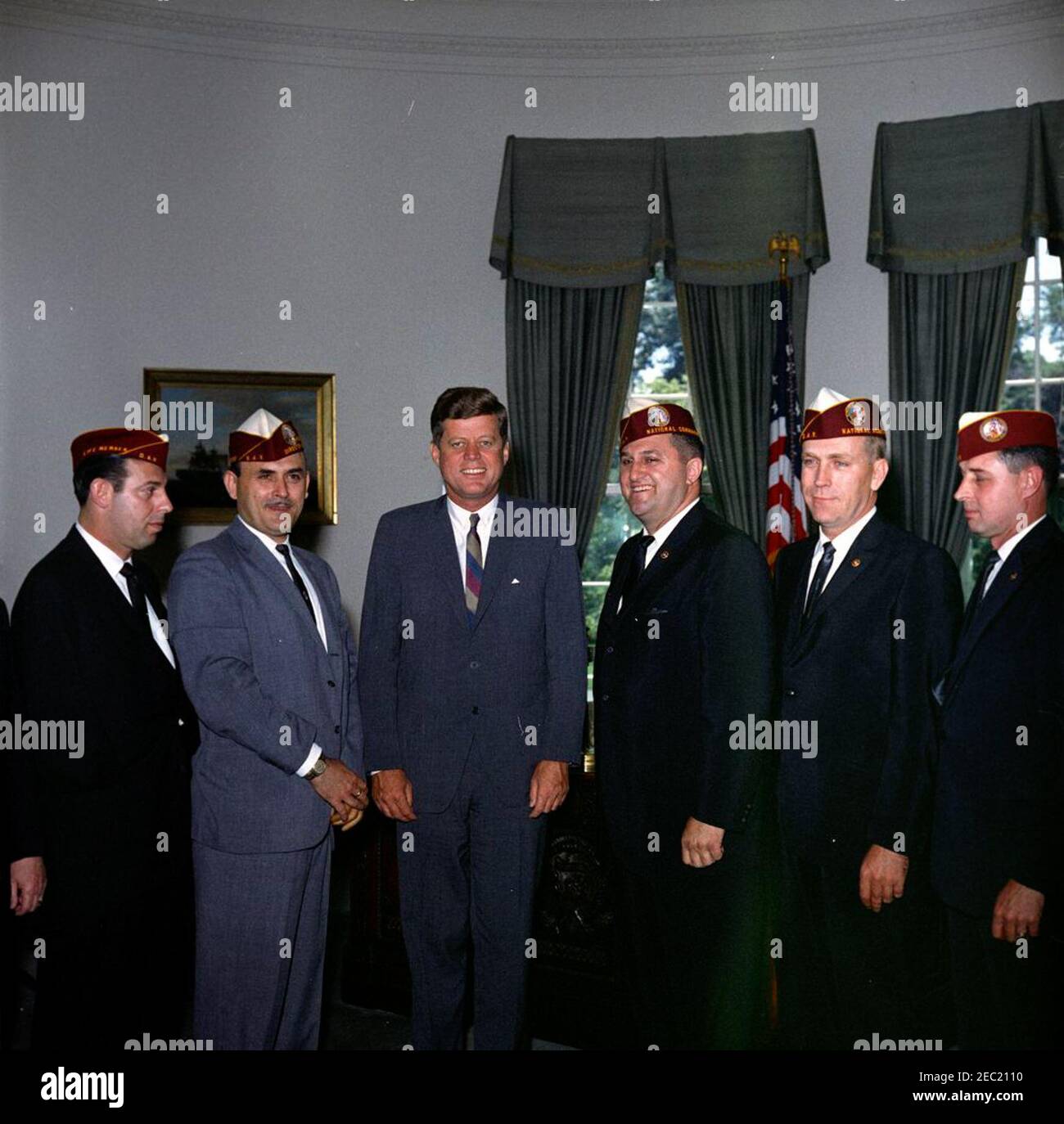Visit of officers of the Disabled American Veterans (DAV), 12:16PM ...