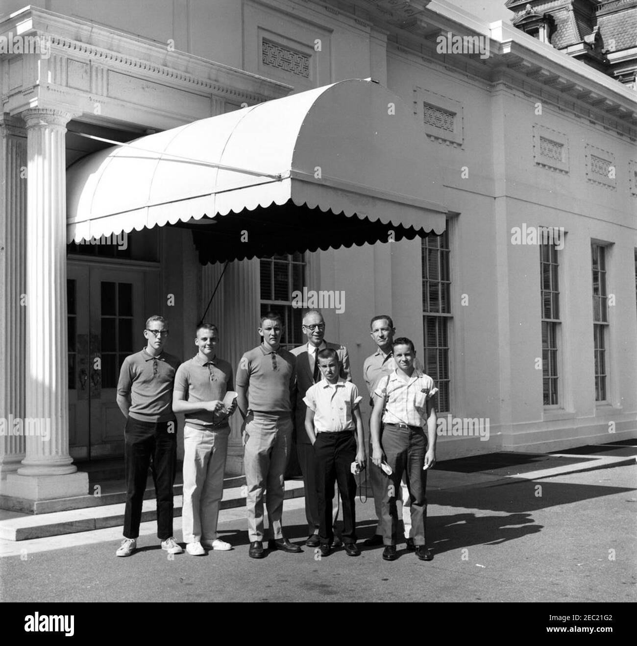 Congressman Ken Hechler (West Virginia) and guests at White House ...